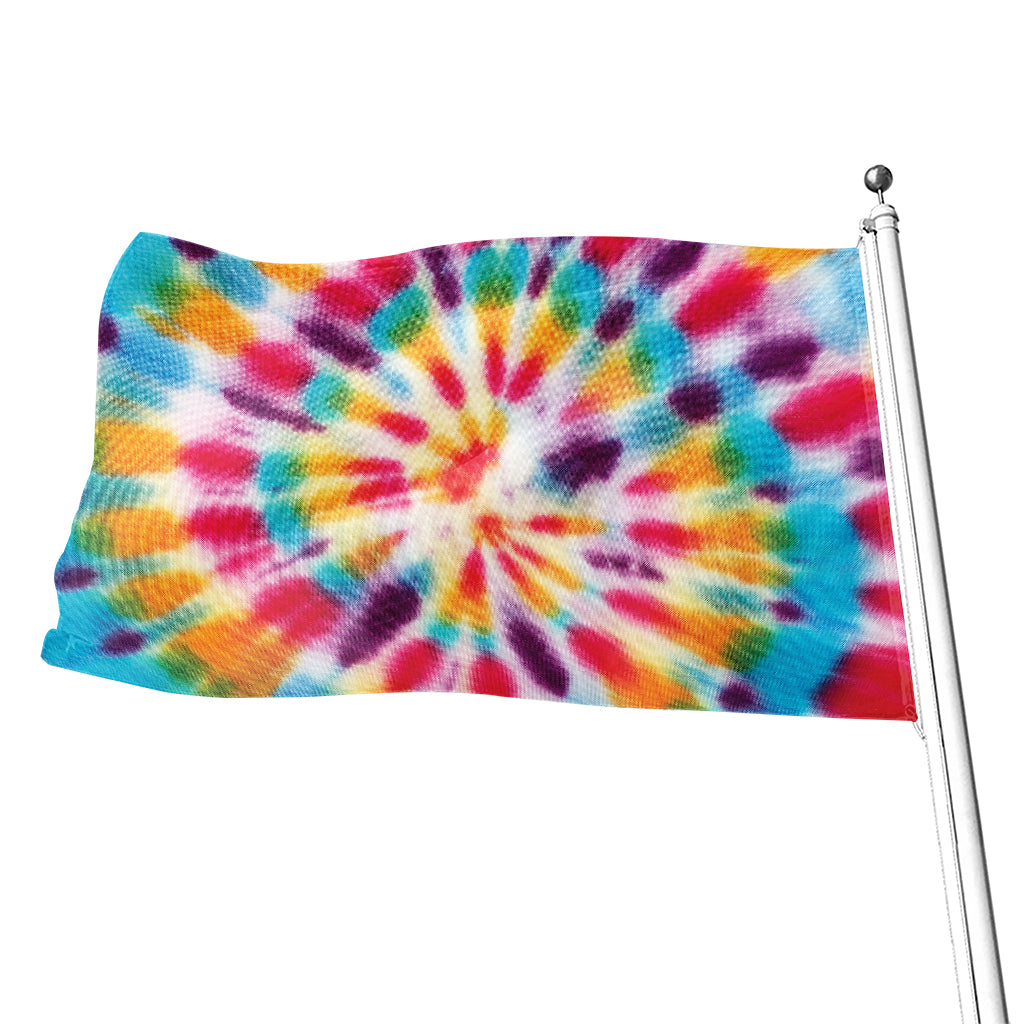 Bright Swirl Tie Dye Print Flag – GearFrost