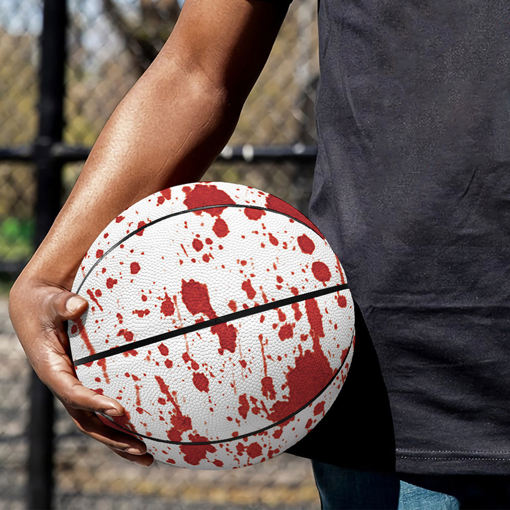 Red Blood Stains Print Basketball – GearFrost