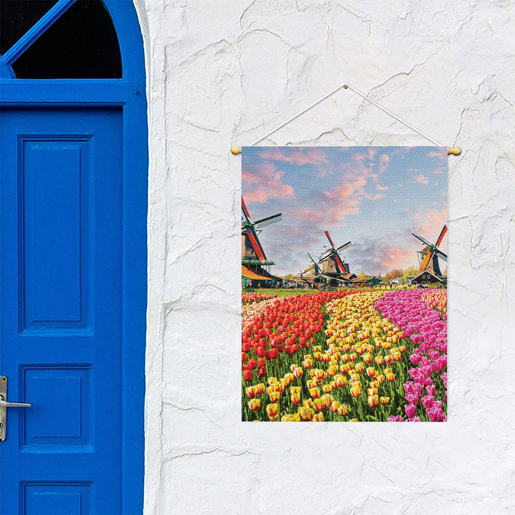 Tulip Field Print Garden Flag – GearFrost