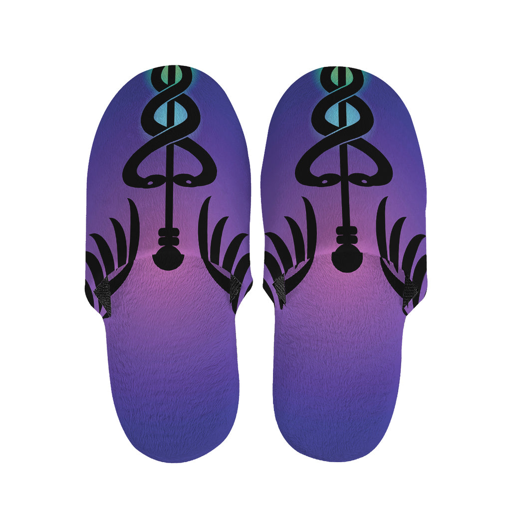 7 Chakras Caduceus Print Slippers – GearFrost