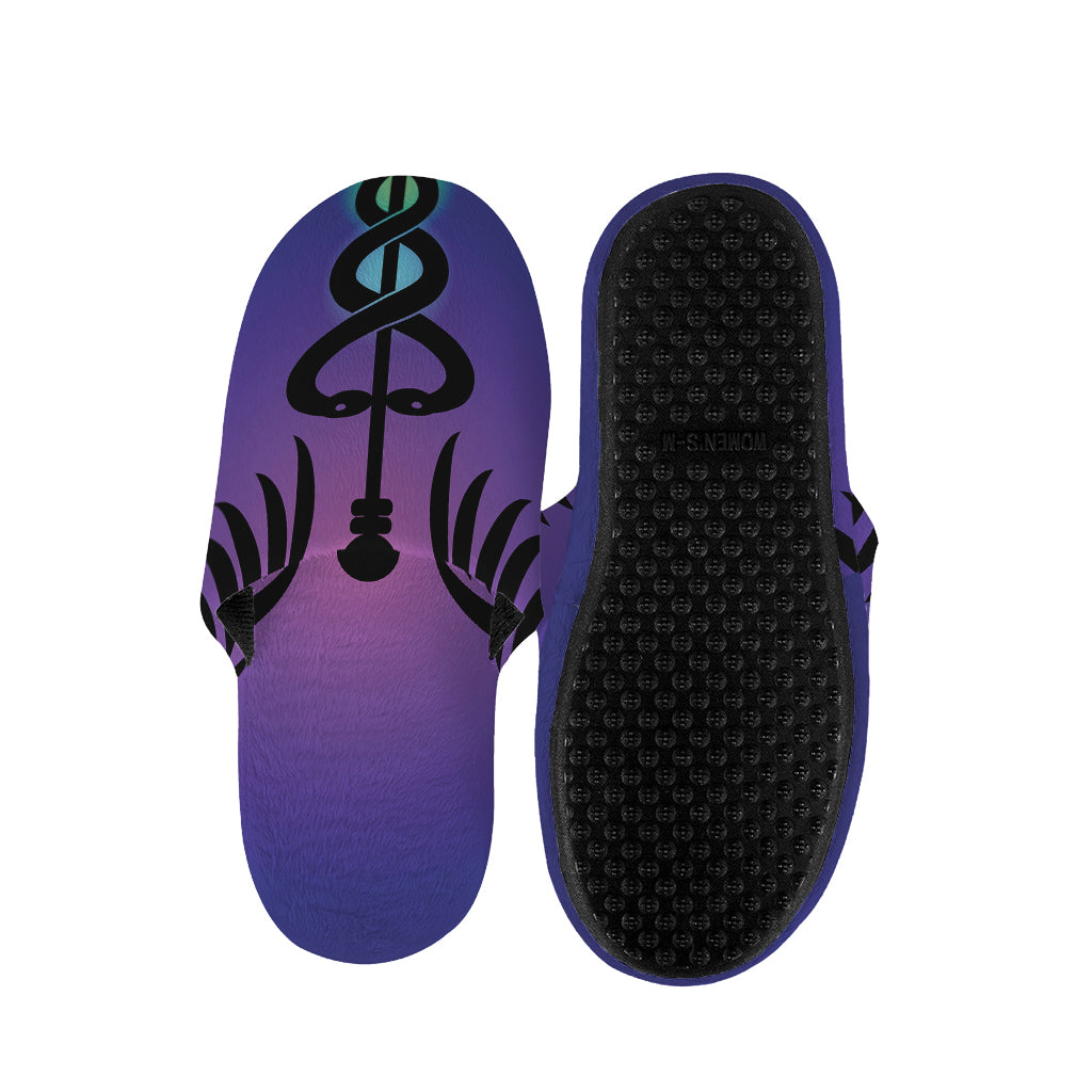7 Chakras Caduceus Print Slippers – GearFrost