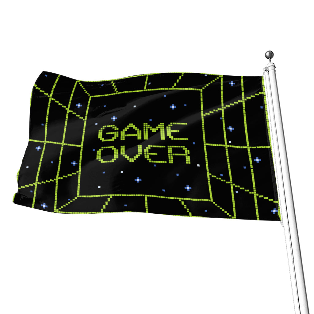 8-Bit Game Over Print Flag – GearFrost