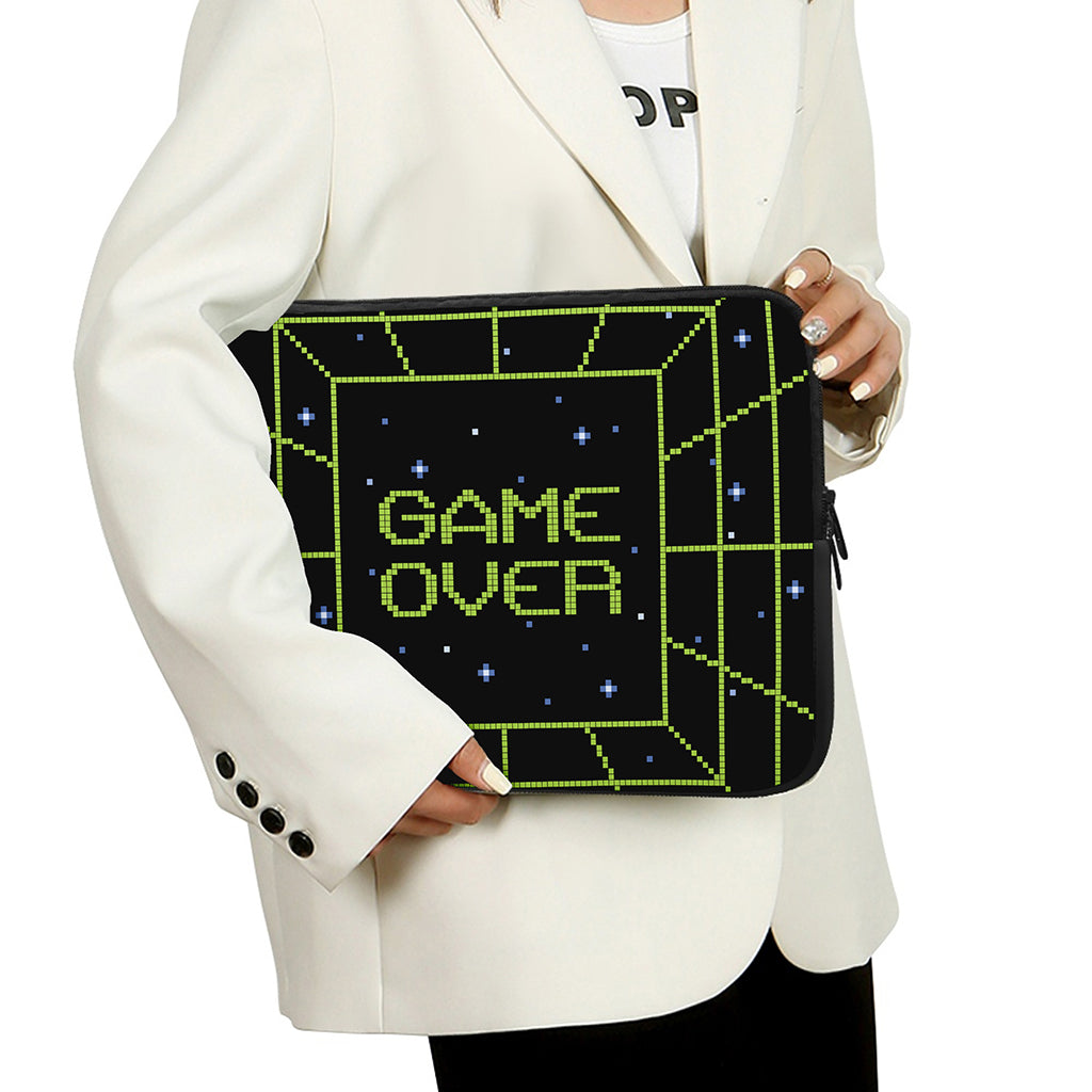 8-Bit Game Over Print Laptop Sleeve – GearFrost