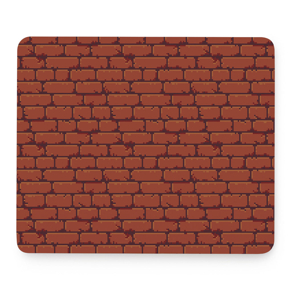 8-Bit Pixel Brick Wall Print Mouse Pad – GearFrost