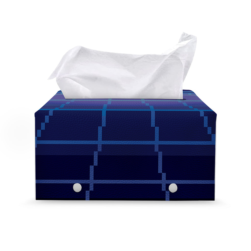8-Bit Pixel Digital Landscape Print Leather Tissue Box Cover – GearFrost