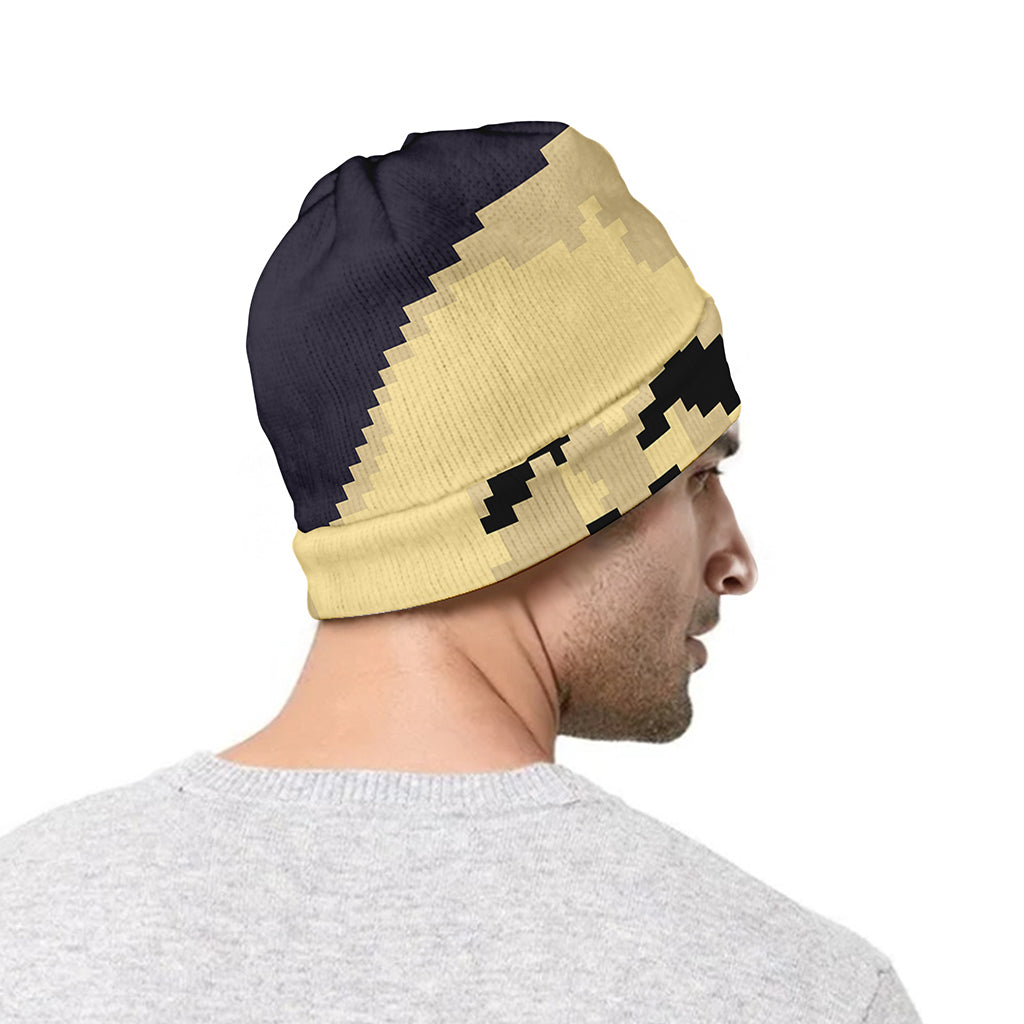 8-Bit Pixel Halloween Bat Print Beanie – GearFrost