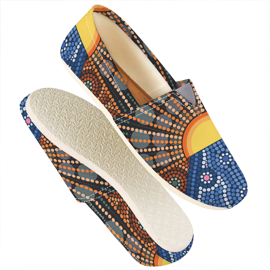 Aboriginal Indigenous Sunset Art Print Casual Shoes – GearFrost