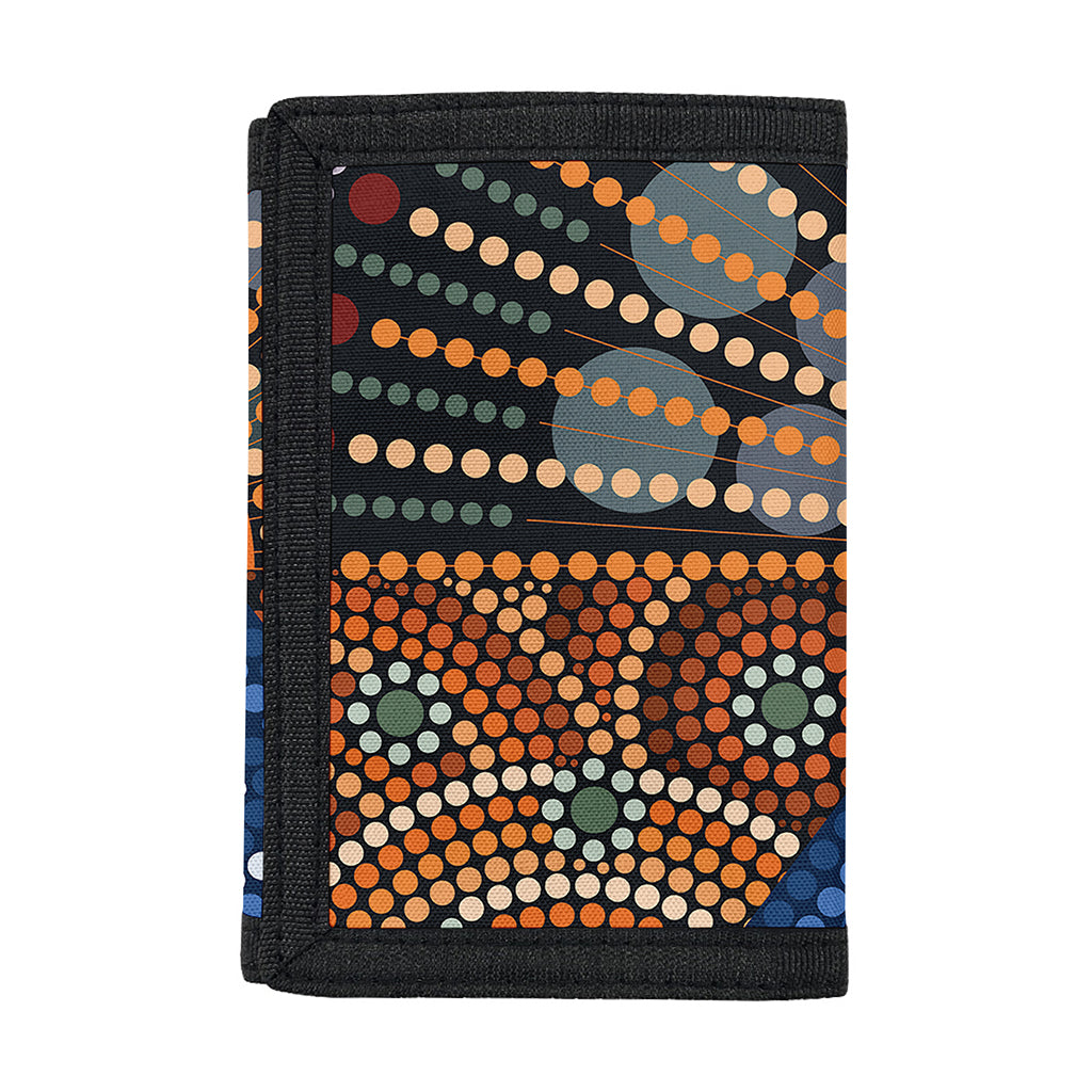 Aboriginal Indigenous Sunset Art Print Trifold Wallet – GearFrost