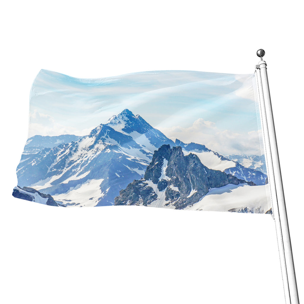 Alps Mountain Print Flag – GearFrost
