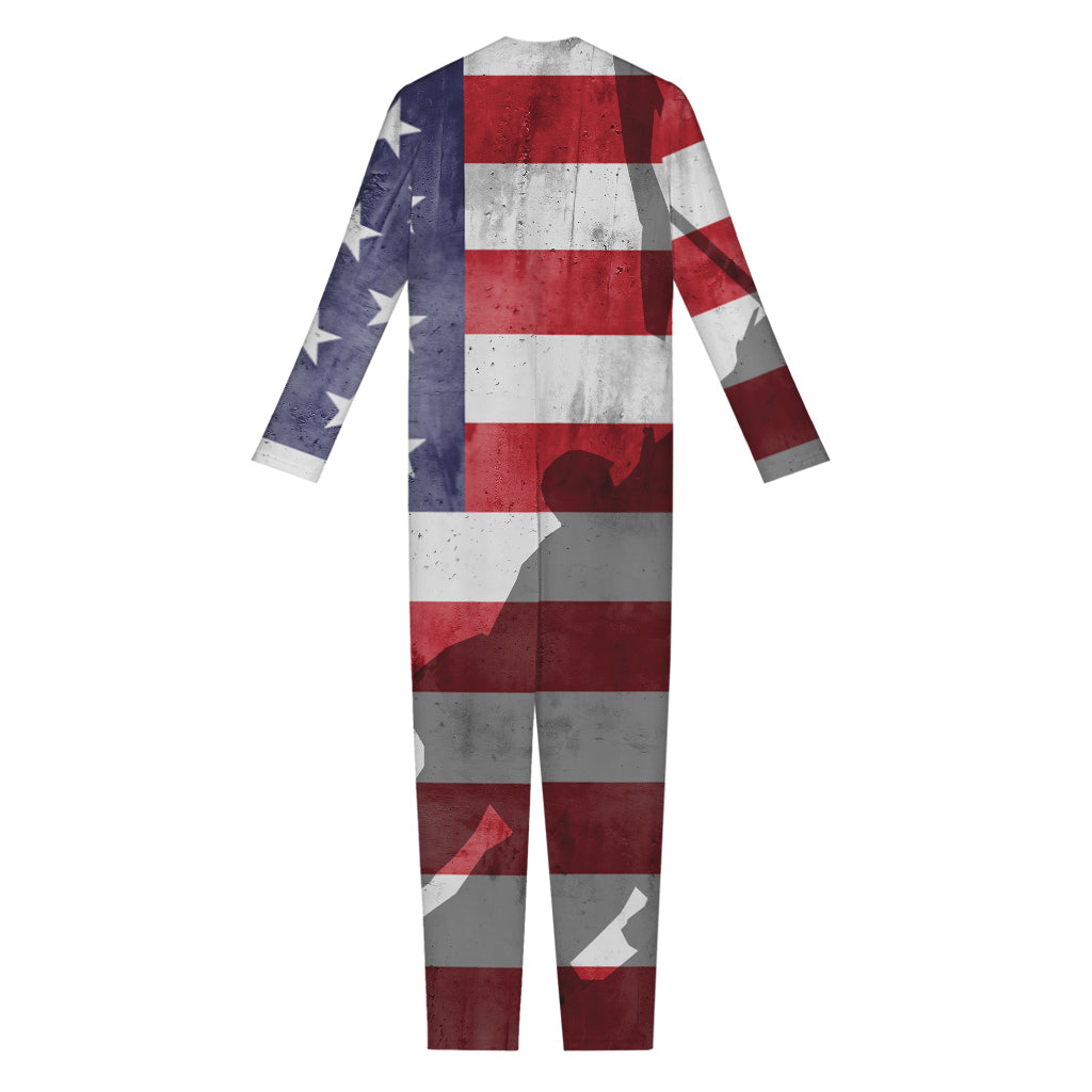 American Flag War Memorial Print Women's Jumpsuit – GearFrost