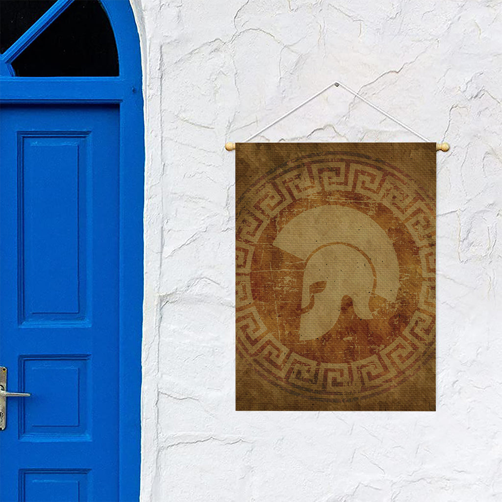 Ancient Spartan Helmet Print Garden Flag – GearFrost