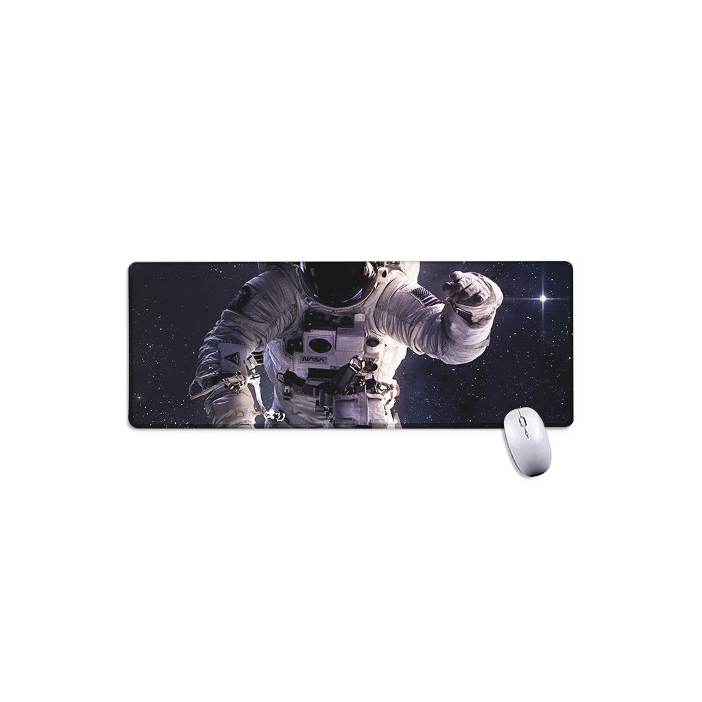 Astronaut Floating In Outer Space Print Extended Mouse Pad – GearFrost