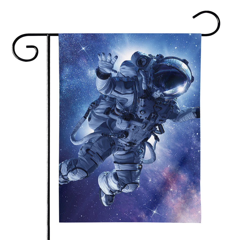 Astronaut On Space Mission Print House Flag – GearFrost