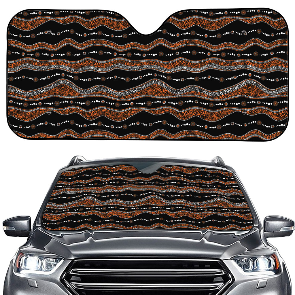 Australian Aboriginal Indigenous Print Car Windshield Sun Shade – GearFrost