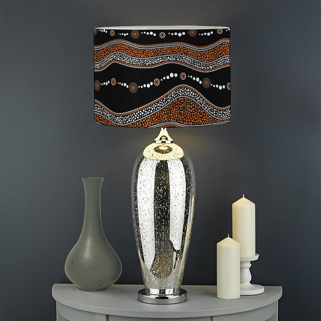Australian Aboriginal Indigenous Print Drum Lamp Shade – GearFrost