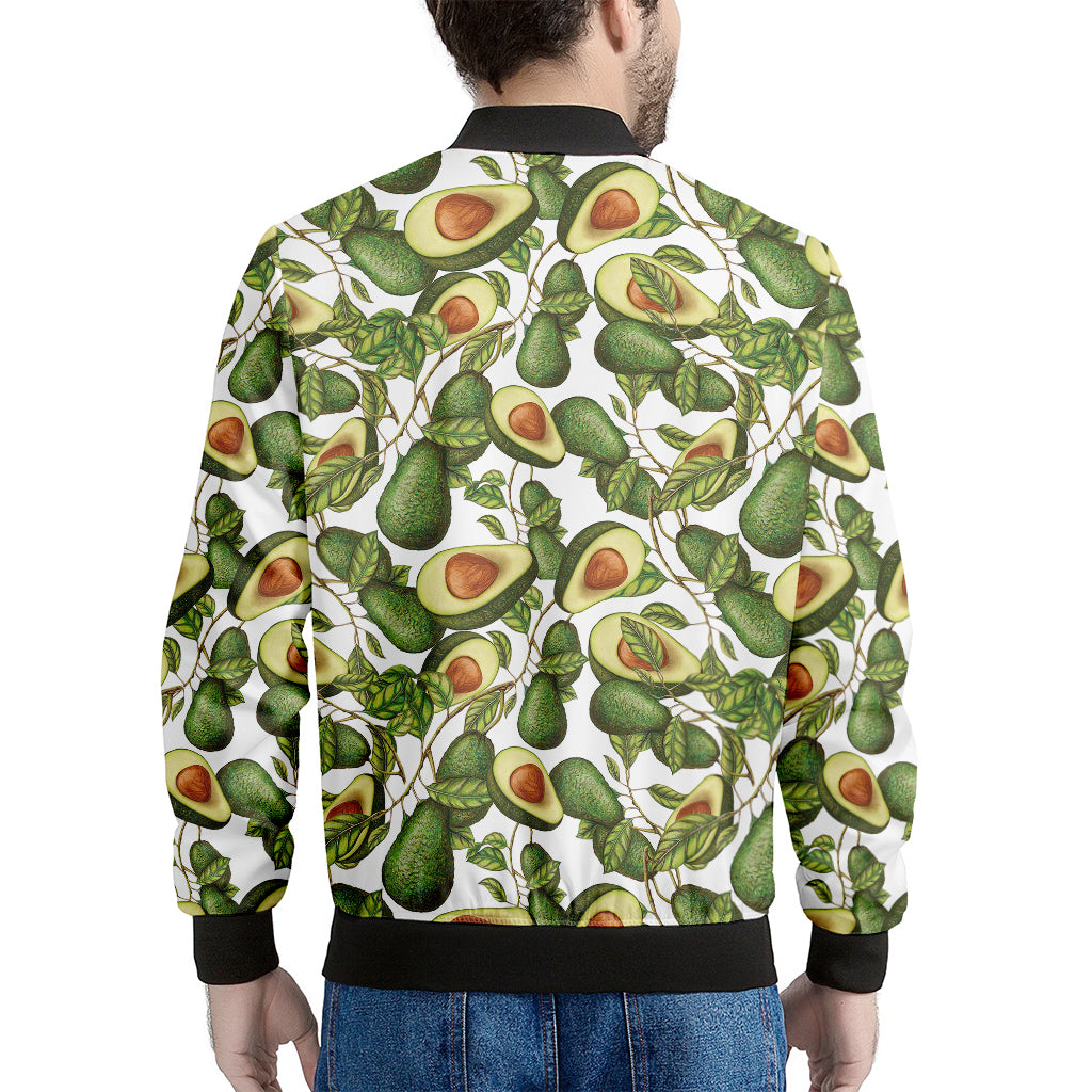 Avocado Cut In Half Drawing Print Men's Bomber Jacket – GearFrost