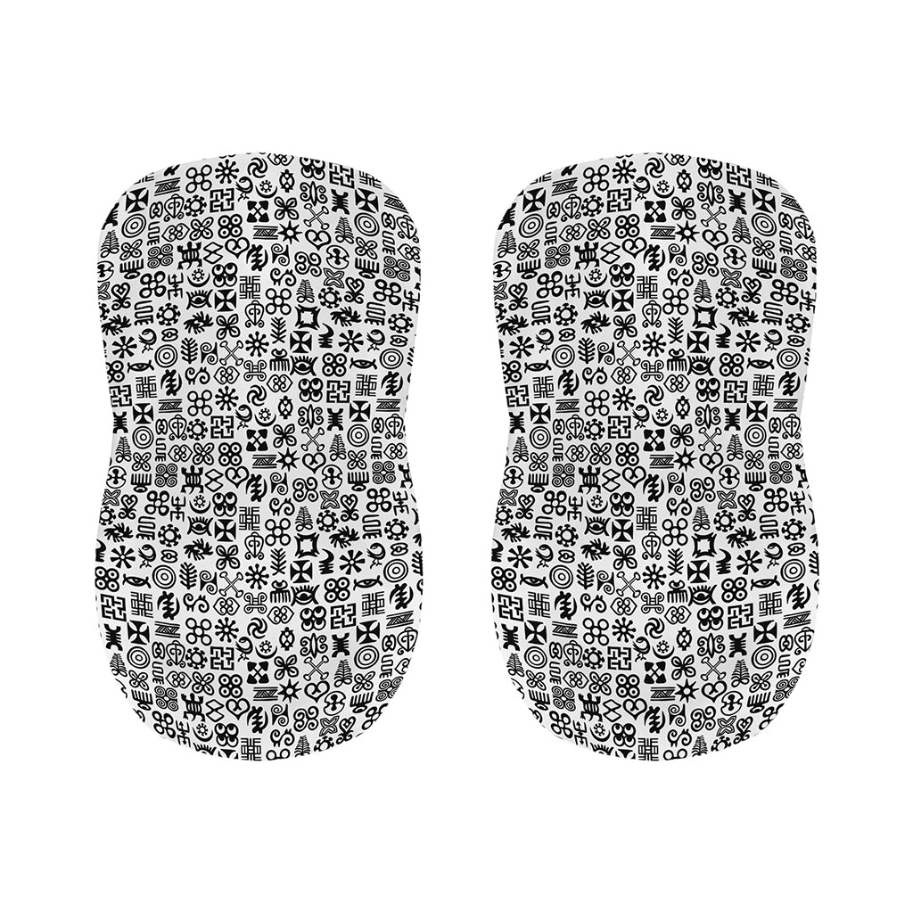 Black And White Adinkra Tribe Symbols Bar Stool Covers – GearFrost