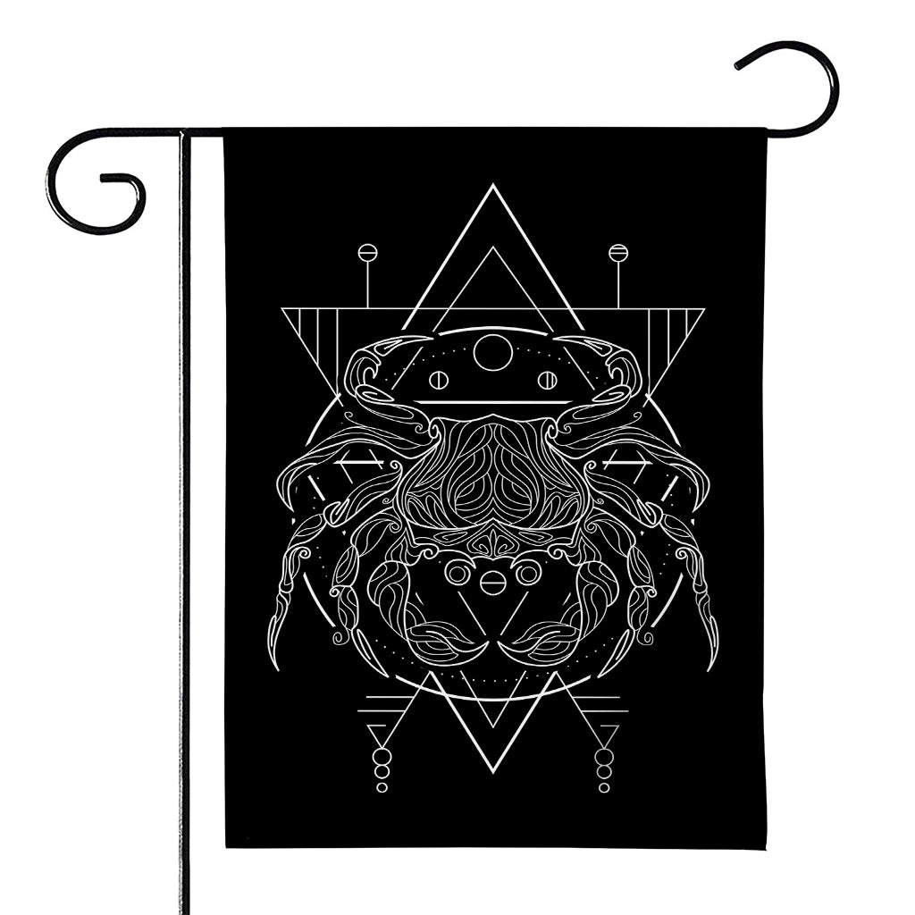 Black And White Cancer Sign Print House Flag – GearFrost
