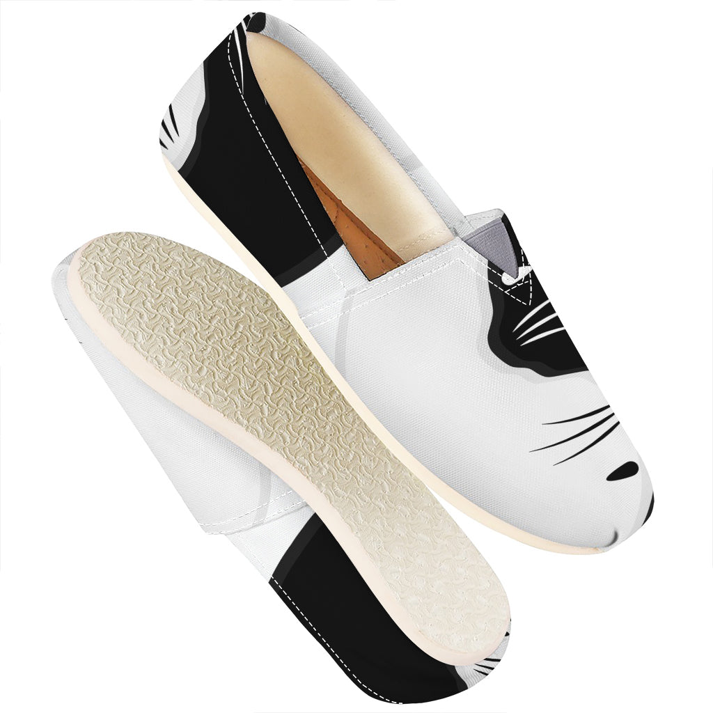 Black And White Cat Yin Yang Print Casual Shoes – GearFrost