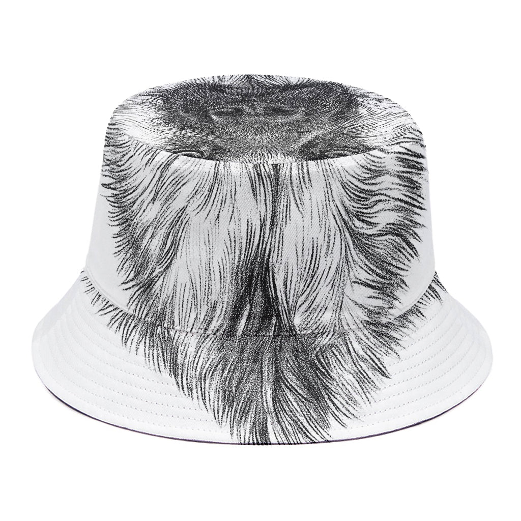 Black And White German Shepherd Print Bucket Hat – GearFrost