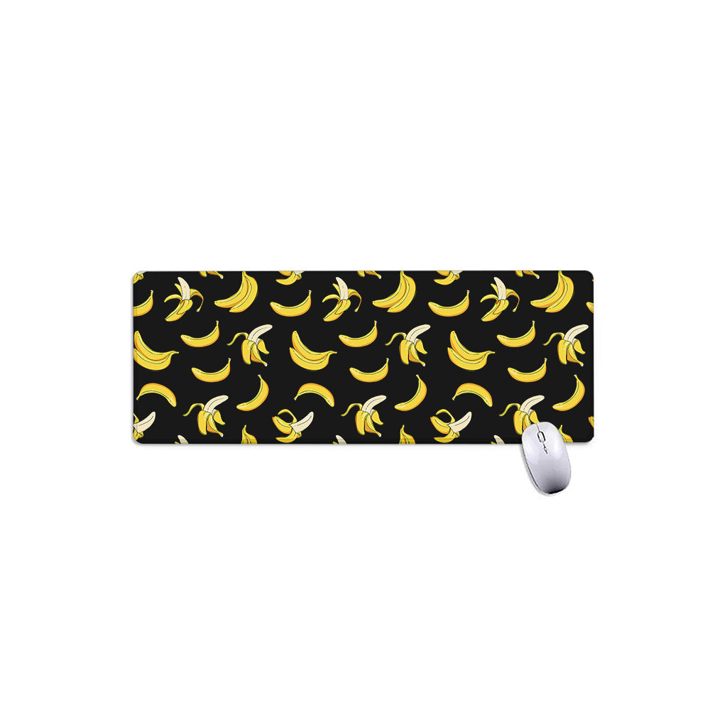 Black Cartoon Banana Pattern Print Extended Mouse Pad – GearFrost