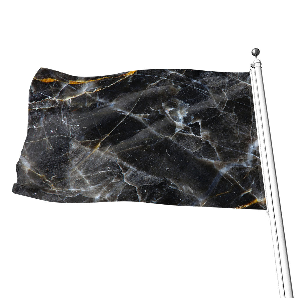 Black Grey Marble Print Flag – GearFrost