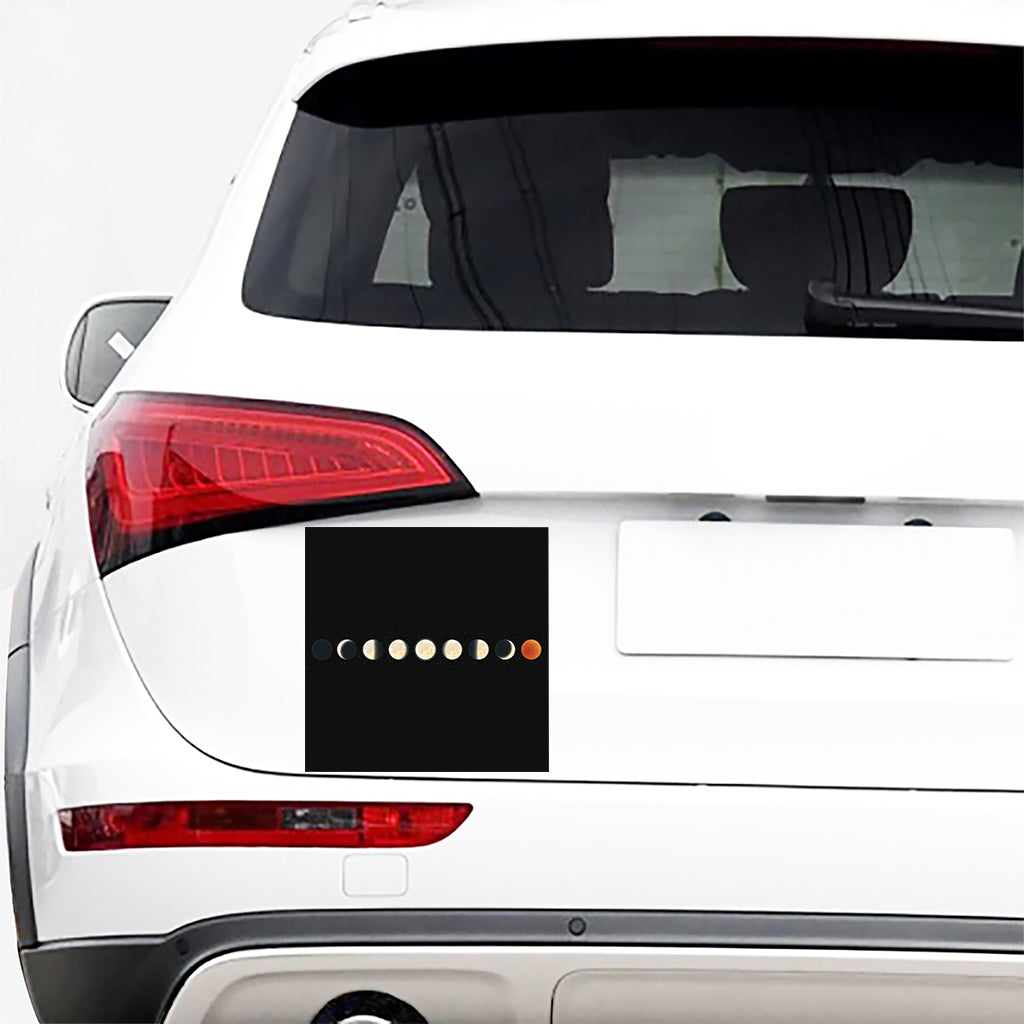 Blood Moon Lunar Phase Print Car Sticker – GearFrost