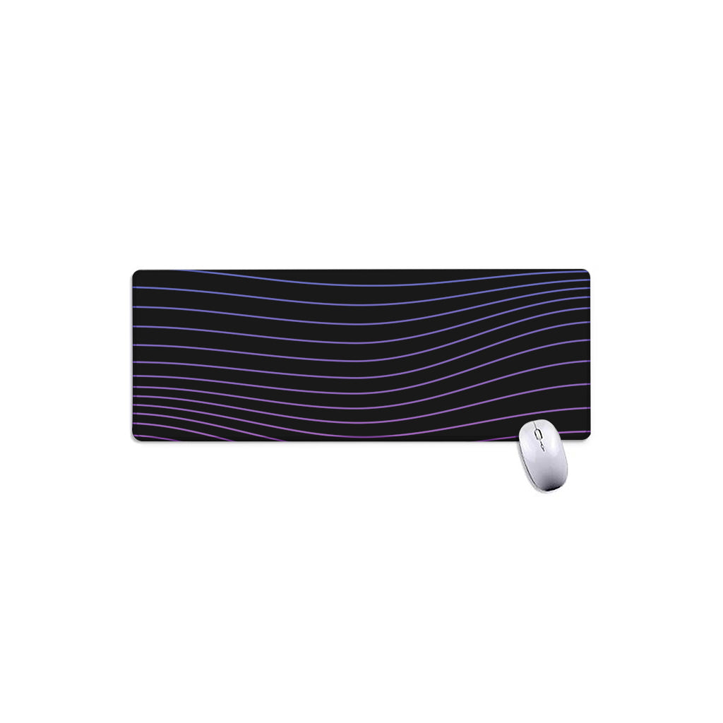 Blue And Purple EDM Wave Print Extended Mouse Pad – GearFrost