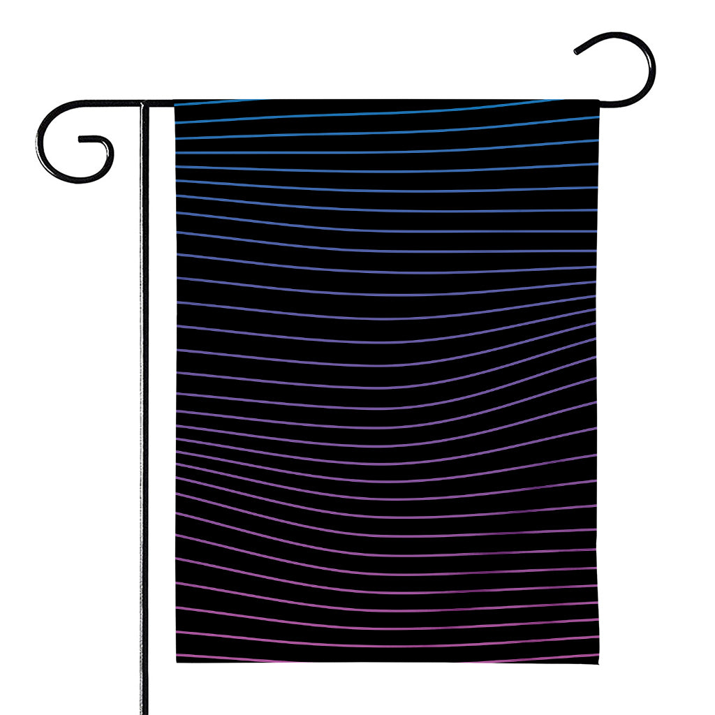 Blue And Purple EDM Wave Print House Flag – GearFrost