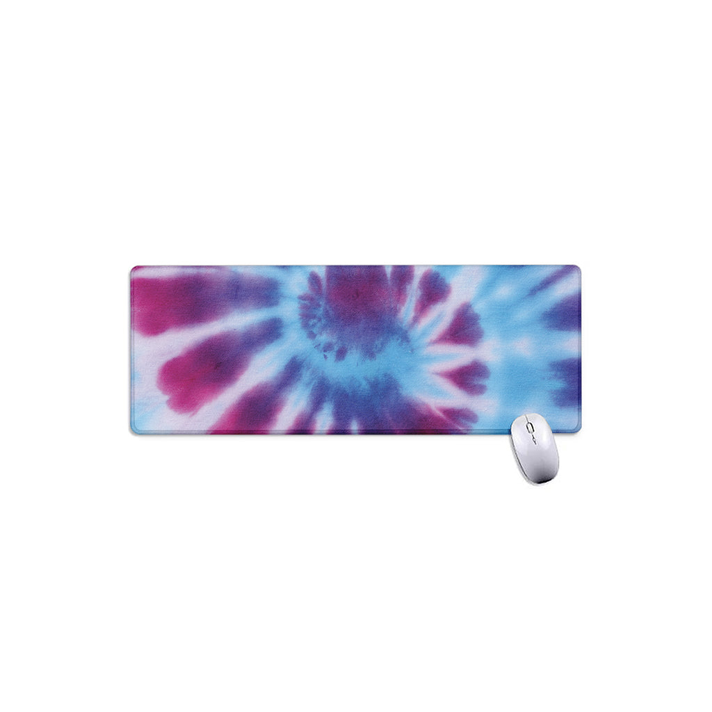 Blue And Purple Spiral Tie Dye Print Extended Mouse Pad – GearFrost