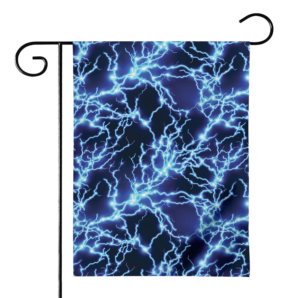 Blue Electric Lightning Print House Flag – GearFrost