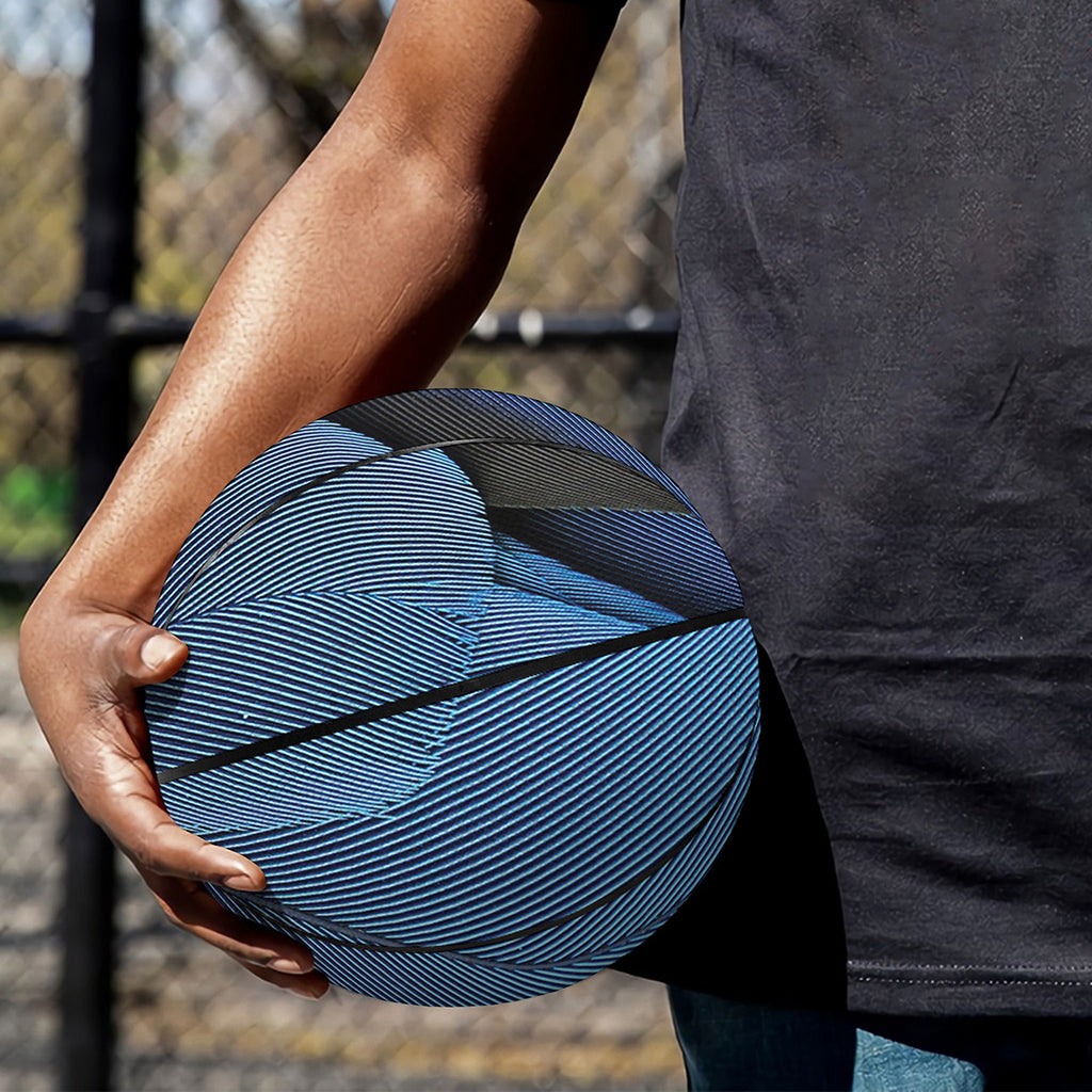 Blue Feather Print Basketball – GearFrost