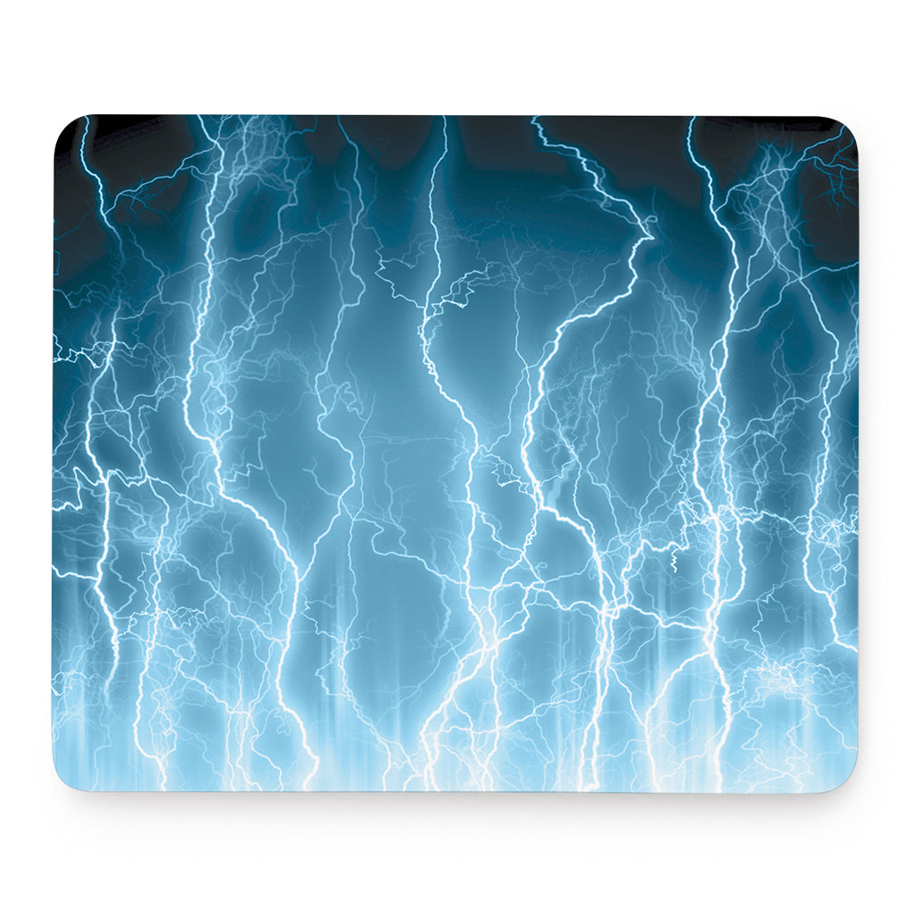 Blue Lightning Print Mouse Pad – GearFrost