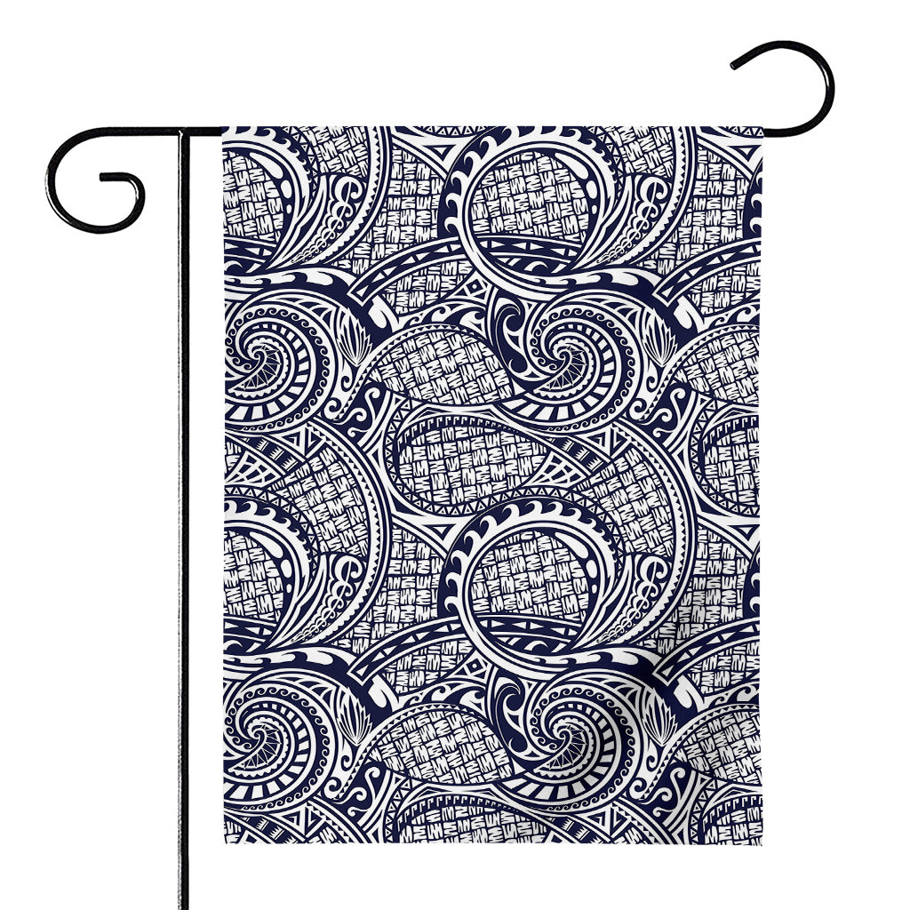 Blue Maori Polynesian Tribal Print House Flag – GearFrost