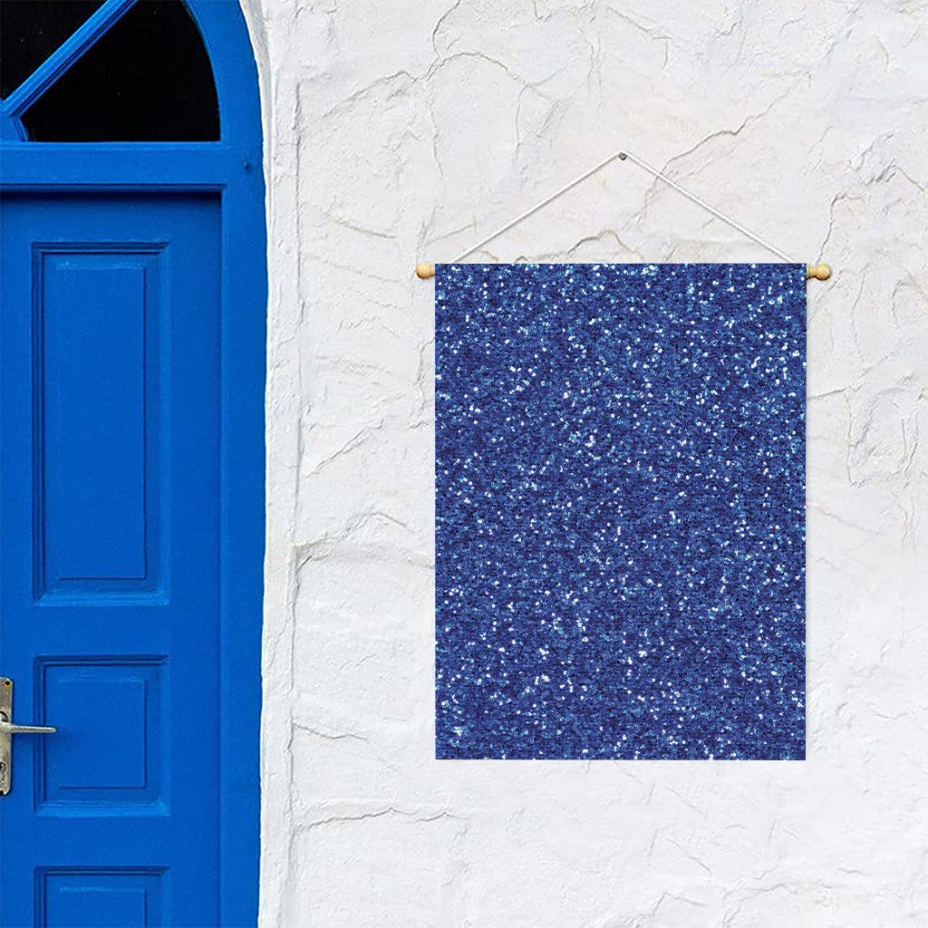 Blue (NOT Real) Glitter Print Garden Flag – GearFrost
