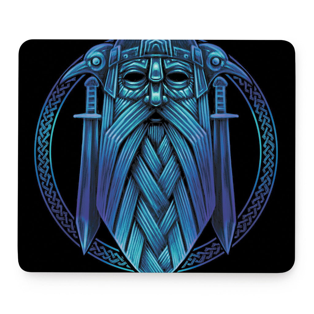 Blue Viking Norse God Odin Print Mouse Pad – GearFrost