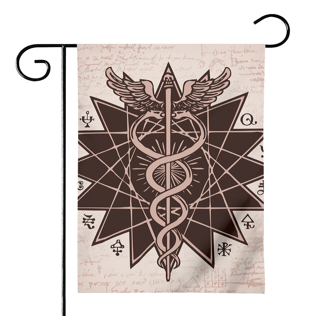 Caduceus Symbol Print House Flag – GearFrost