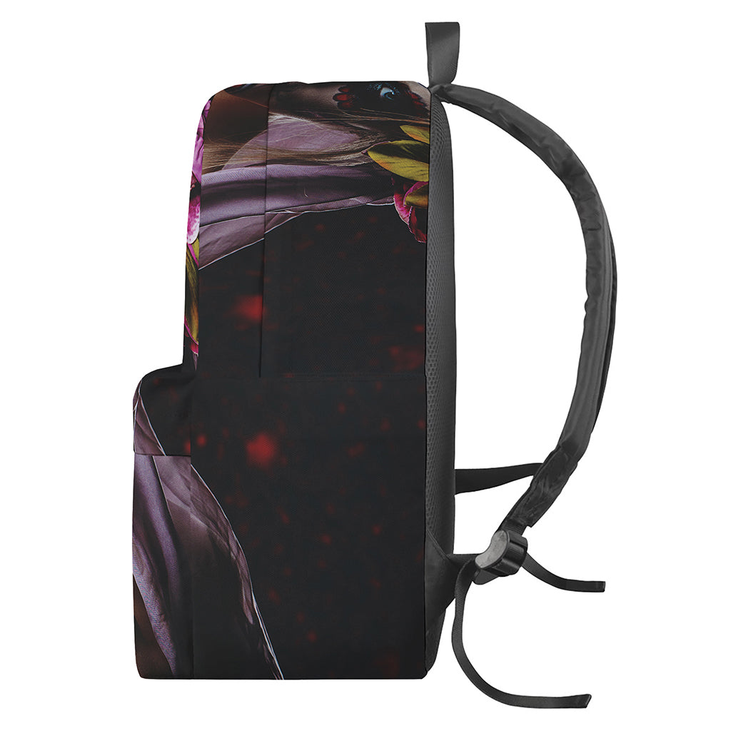 Calavera Girl Day of The Dead Print School Backpack – GearFrost