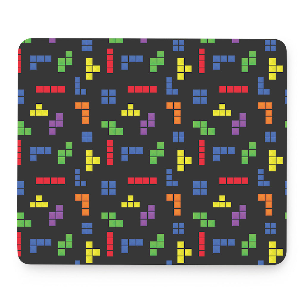 Colorful Block Puzzle Game Pattern Print Mouse Pad – GearFrost