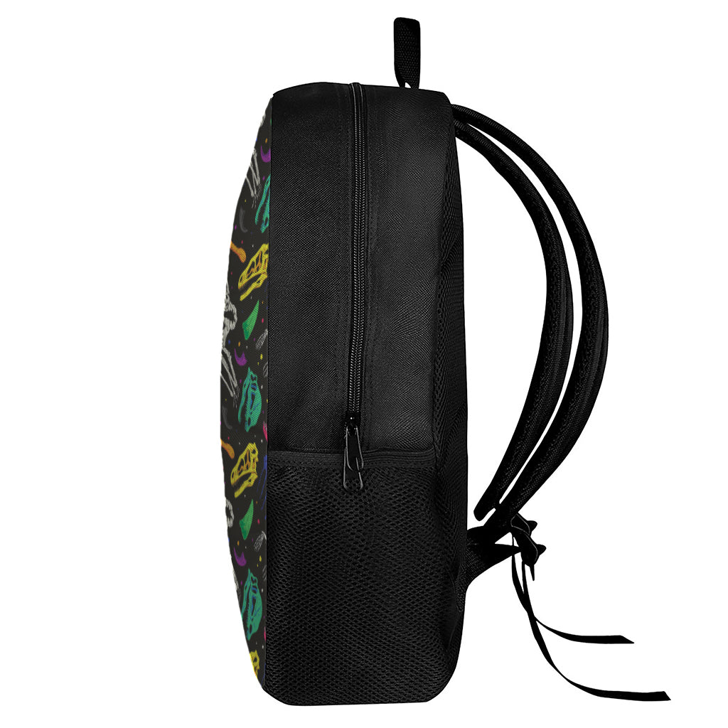 Colorful Dinosaur Fossil Pattern Print 17 Inch Backpack – GearFrost