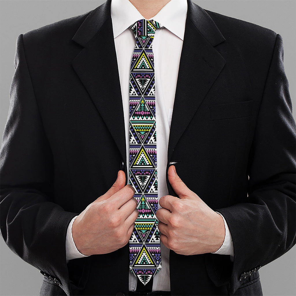 Colorful Geometric Native Navajo Print Necktie – GearFrost
