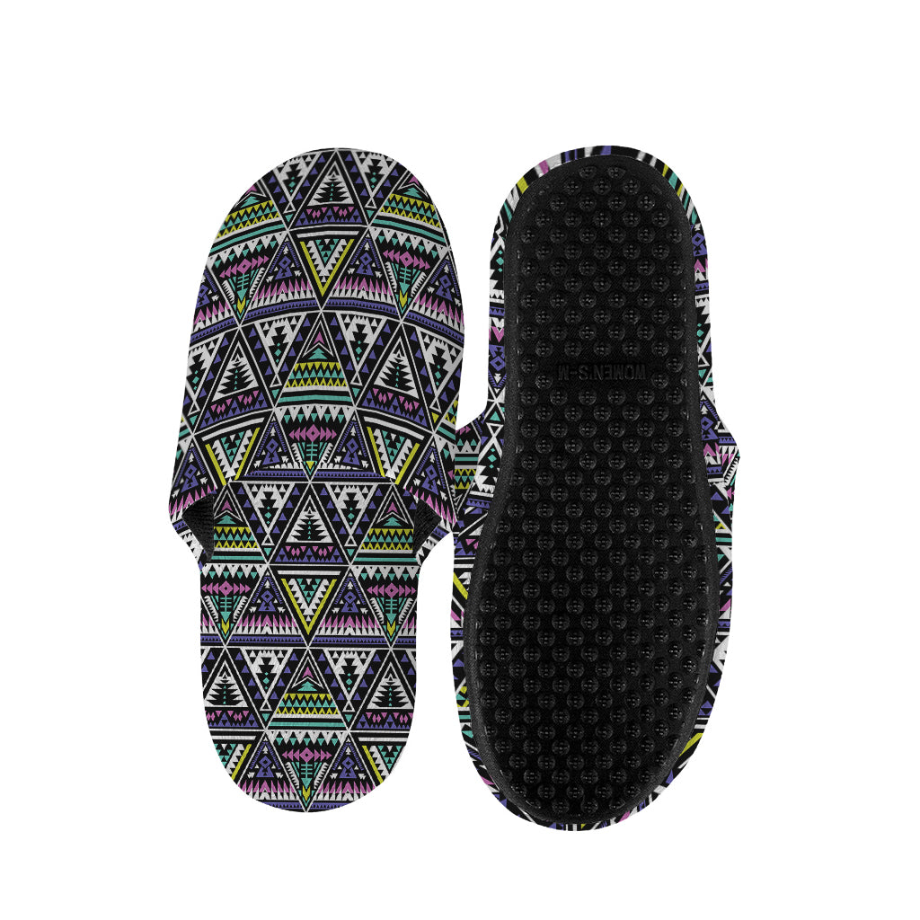 Colorful Geometric Native Navajo Print Slippers – GearFrost