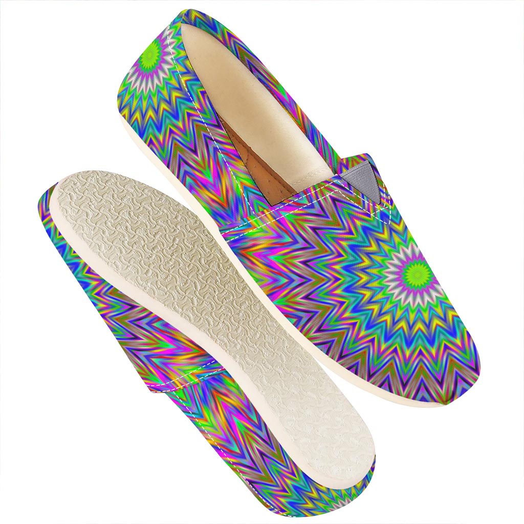 Colorful Psychedelic Optical Illusion Casual Shoes – GearFrost