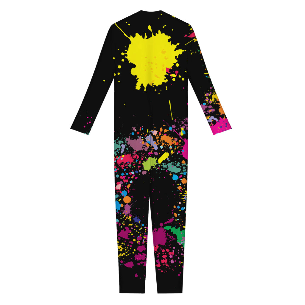 Colorful Splash Yin Yang Print Women's Jumpsuit – GearFrost