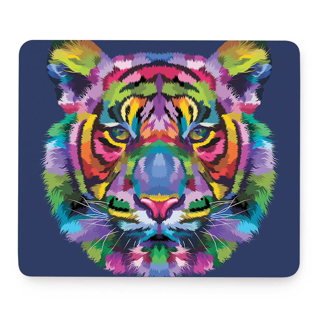 Colorful Tiger Portrait Print Mouse Pad – GearFrost