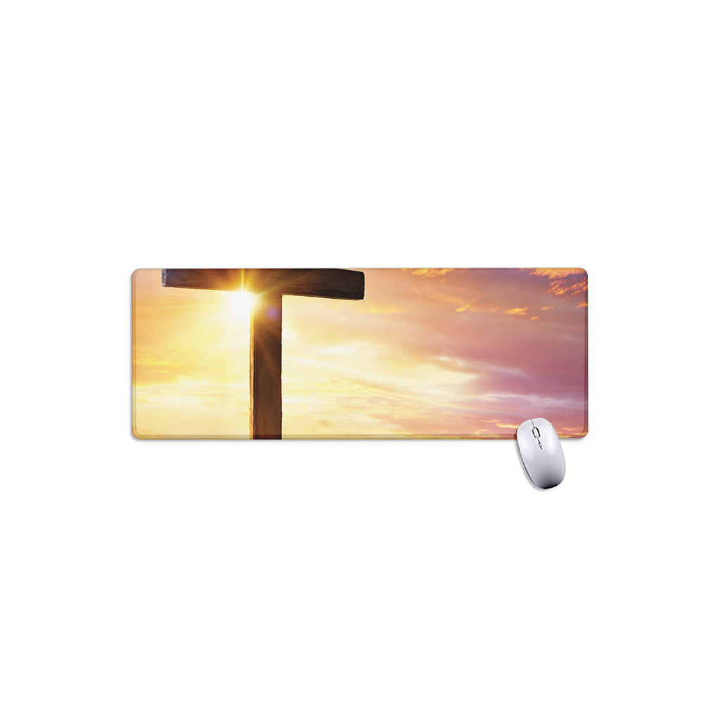 Crucifixion Of Jesus Christ Print Extended Mouse Pad – GearFrost