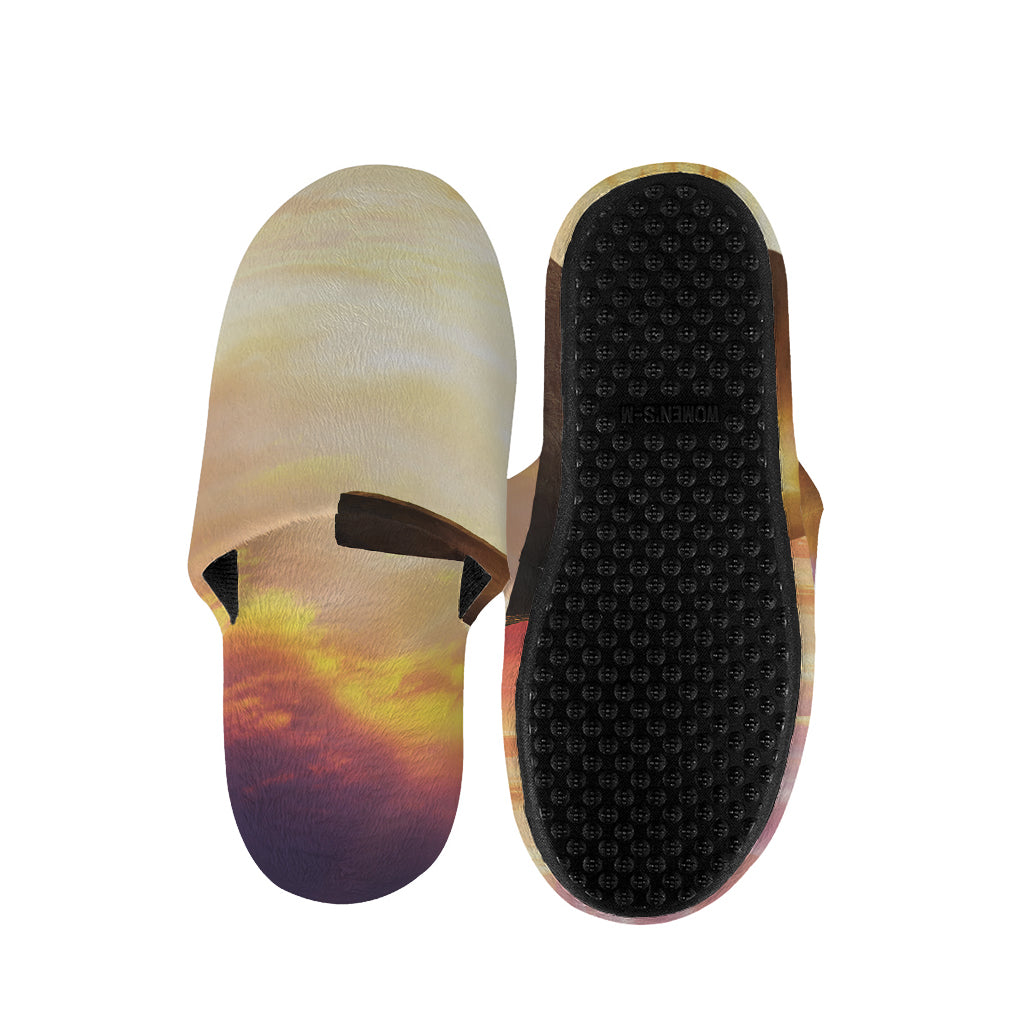 Crucifixion Of Jesus Christ Print Slippers – GearFrost