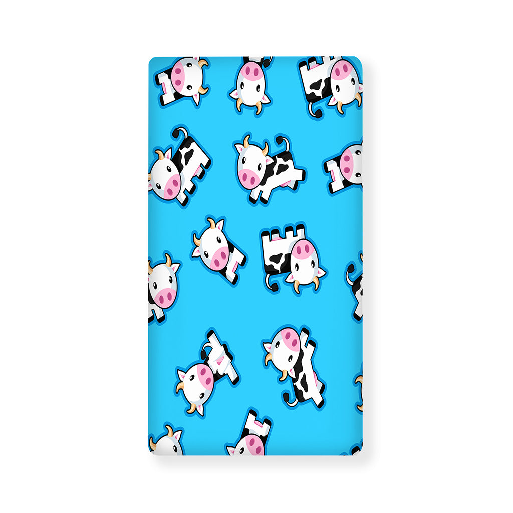 Cute Cartoon Baby Cow Pattern Print Baby Crib Sheet – GearFrost