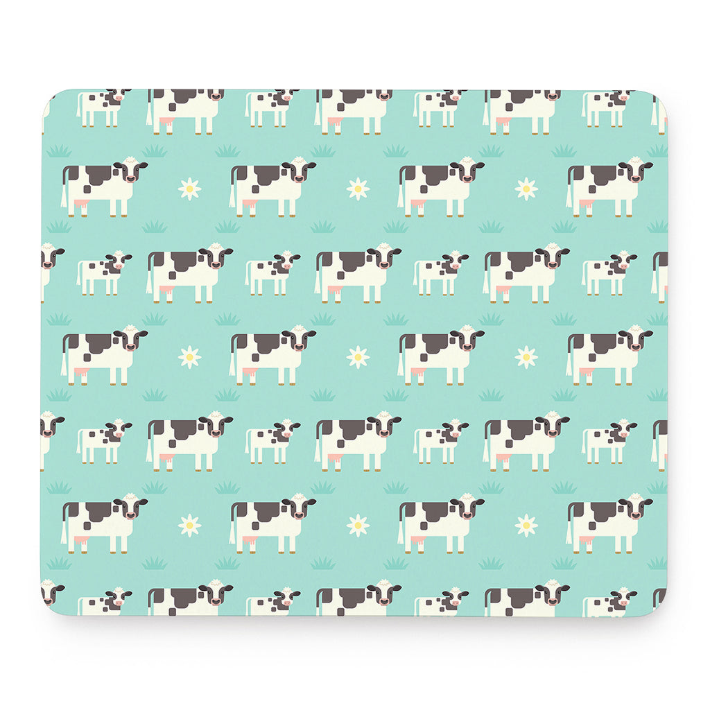 Cute Cow And Baby Cow Pattern Print Mouse Pad – GearFrost