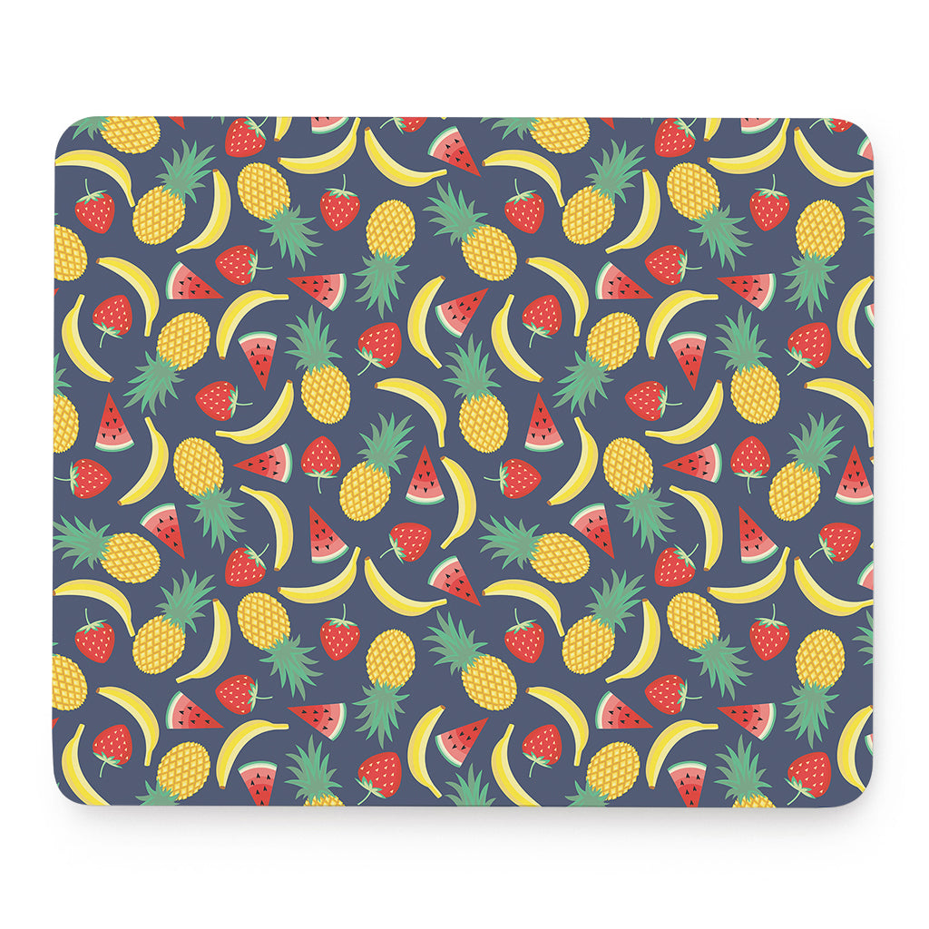Cute Tropical Fruits Pattern Print Mouse Pad – GearFrost